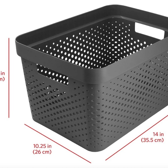 Glad | Storage & Organization | Set Of 6 Glad Plastic Storage Basket ...